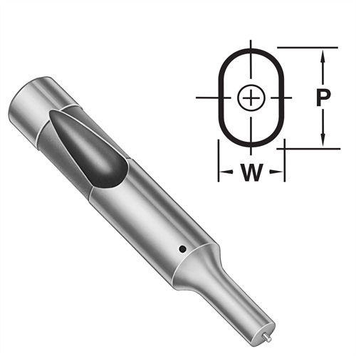 HJO - Ball Lock Jektole Punch - Oblong