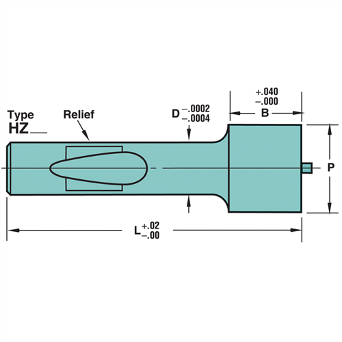 HZX - Ball Lock Point Larger than Shank Punch - Round