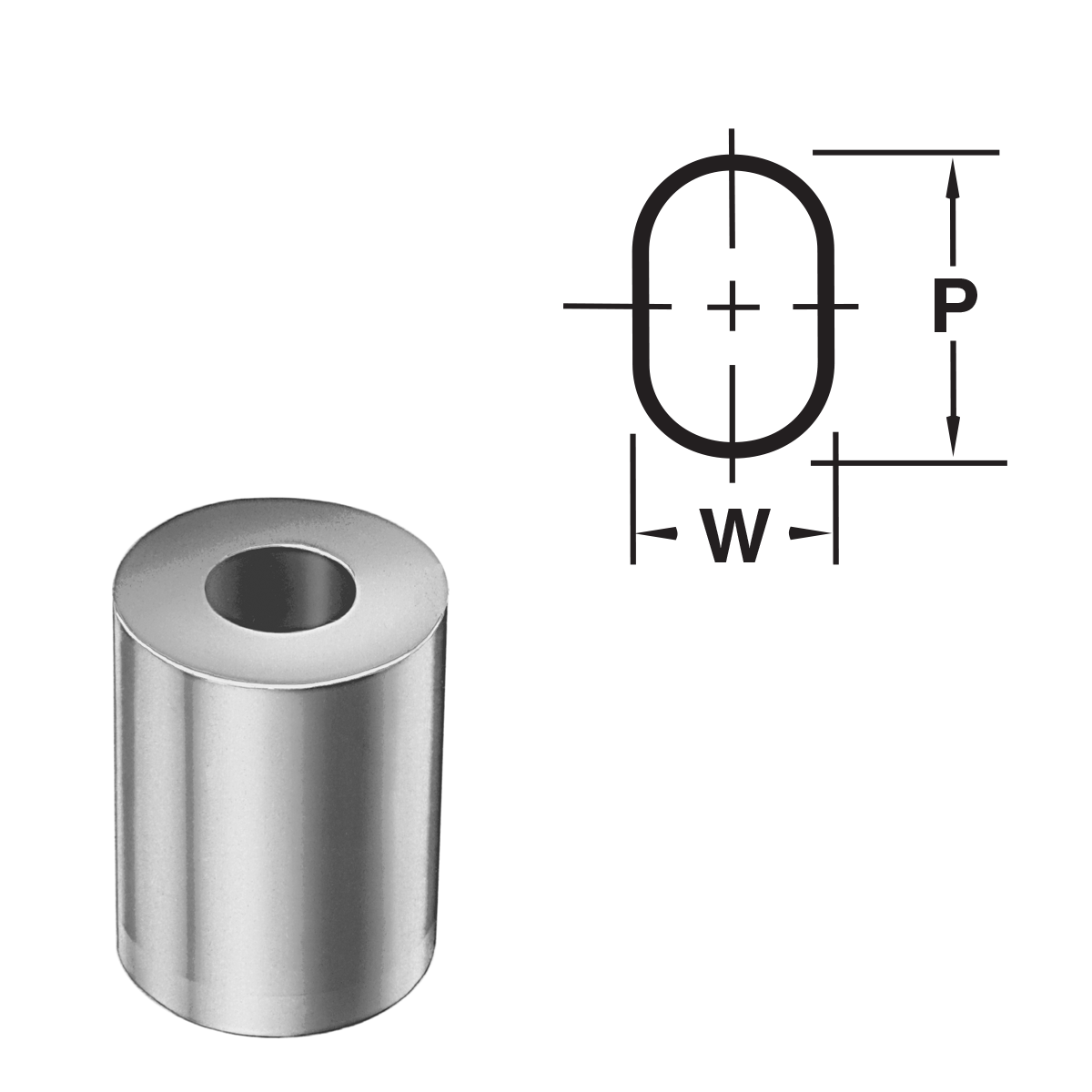 ADO - Press-Fit Die Button - Oblong