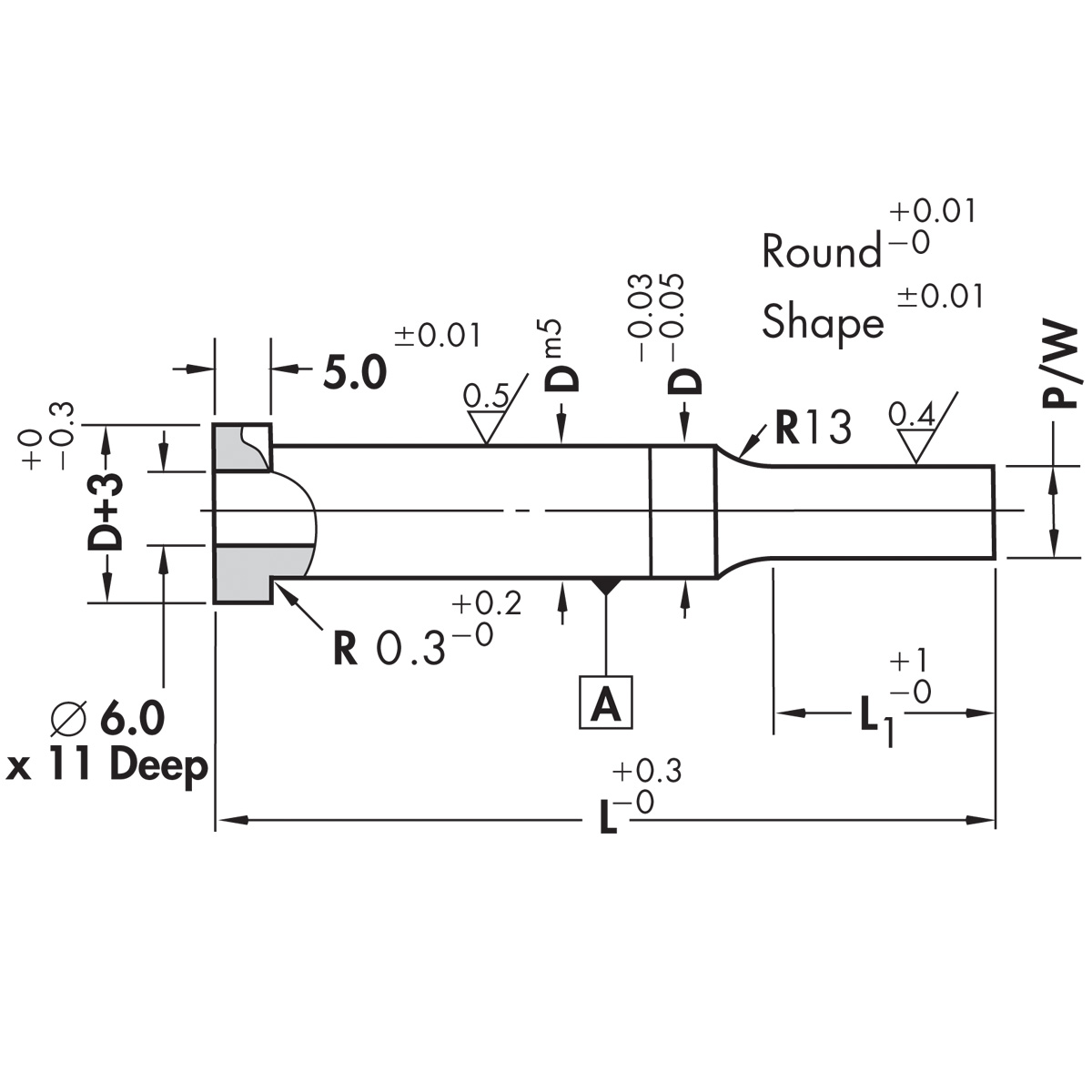 SPO - Press-Fit Regular Punch - Oblong